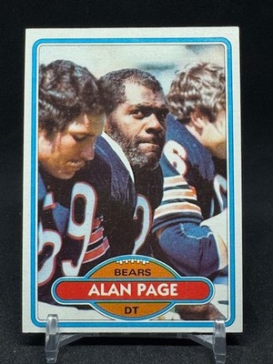 1980 Topps ALAN PAGE - Chicago Bears #205 | eBay