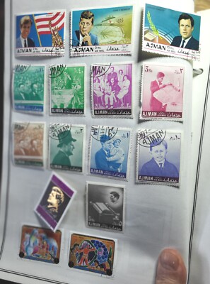 AJMAN VERY NICE LOT OF CTO 15 STAMPS[ my ref " AD ] HINGED / VLH | eBay