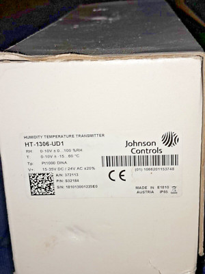 Johnson Controls Humidity & Temperature Duct Sensor (see description ...
