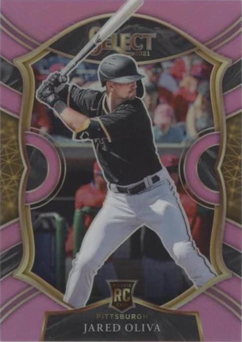 2021 Panini Select - Concourse Jared Oliva #77 Pink Prizm /10 (RC) for ...