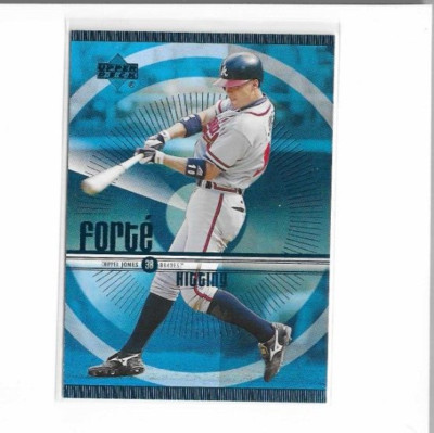 1999 Upper Deck Forte Chipper Jones #F6 Braves | eBay