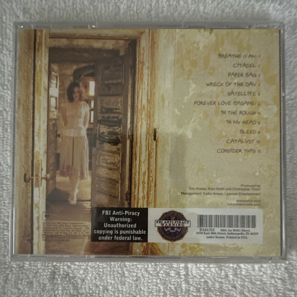 Anna Nalick Wreck Of The Day Cd Columbia 2005 Usa Brand New