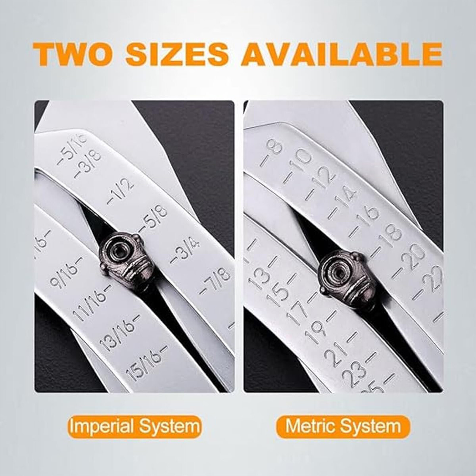 Bolt & Nut Identifier Gauge Size Gauge Precise Bolt Size Finder ...