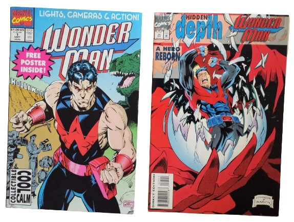 Wonder Man # 1 (w/poster) & # 25 - 1991 1st Marvel Comics Series | eBay