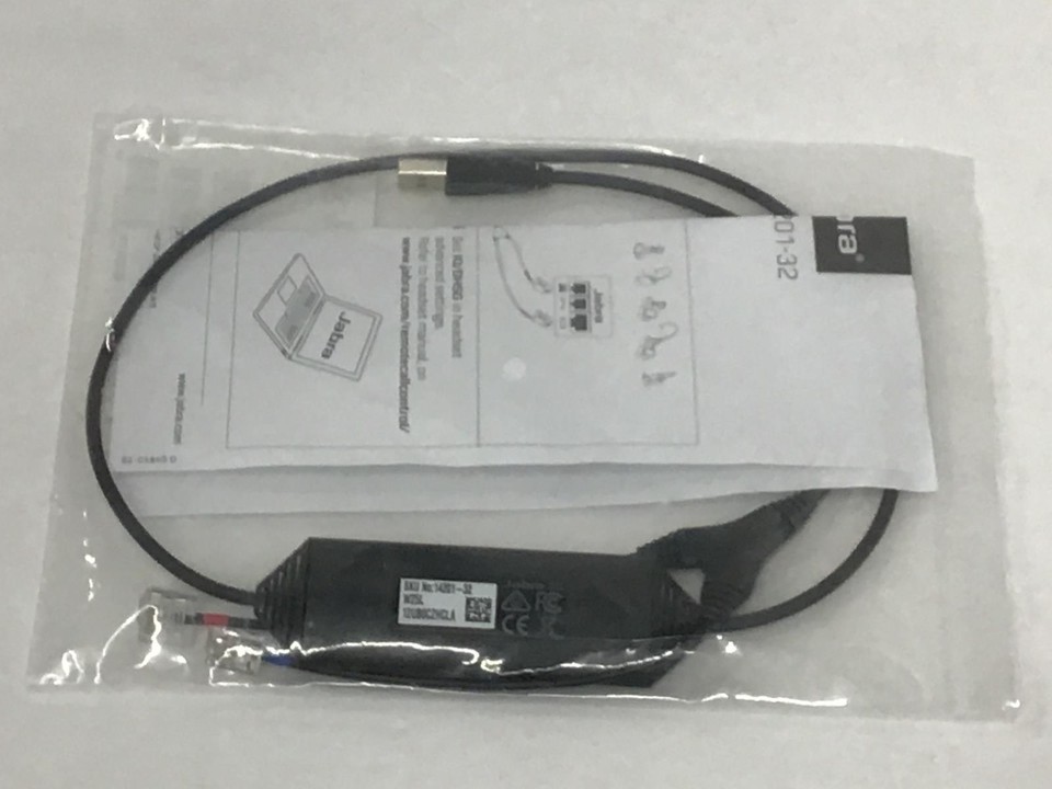 Jabra Link EHS Adapter for Nortel/Avaya Desk Phones AUX-USB 14201-32 | eBay
