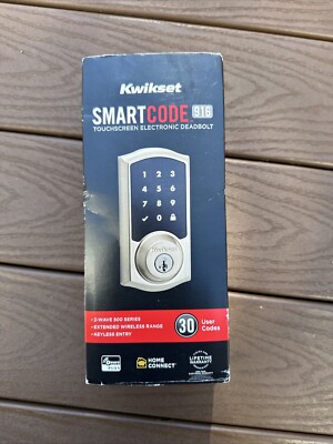 Kwikset 99160-038 Smart Code 916 Touchscreen Electronic Deadbolt Z-Wave ...