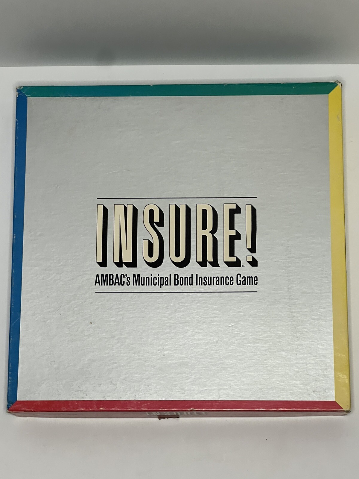 Insure! AMBAC's Municipal Bond Insurance 1986 Game Open Box / Unpunched ...