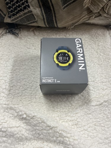 Garmin Instinct E Rugged GPS Heart Rate Monitor Smartwatch Electric ...