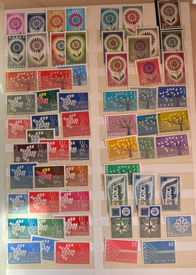 EUROPA POSTAGE STAMPS FROM EUROPEAN COUNTRIES 175 USED/MNH | eBay UK