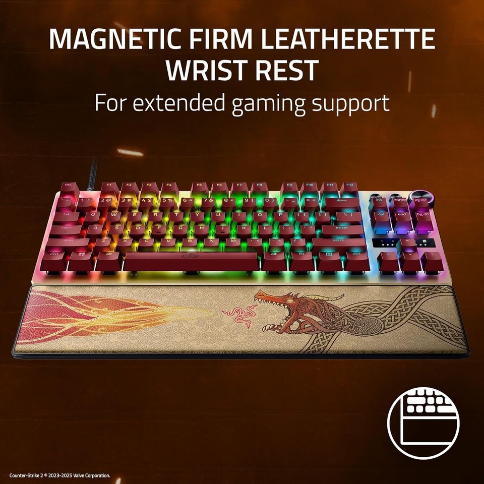 Razer Huntsman V3 Pro TKL Tenkeyless Gaming Keyboard - Counter Strike 2 ...