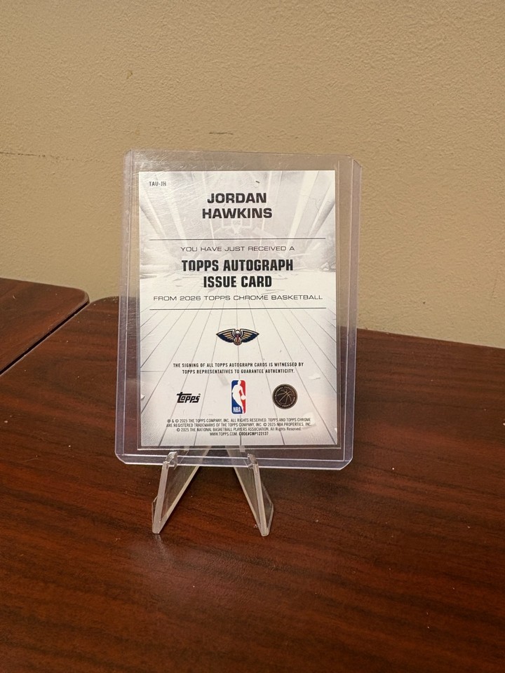 Jordan Hawkins 2025 - 2026 Topps Chrome Auto | eBay