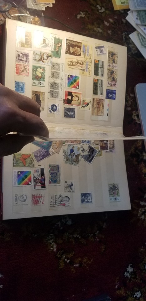 Stamps Fancy Album With Thousands Of Stamps Inside Worldwide. | eBay