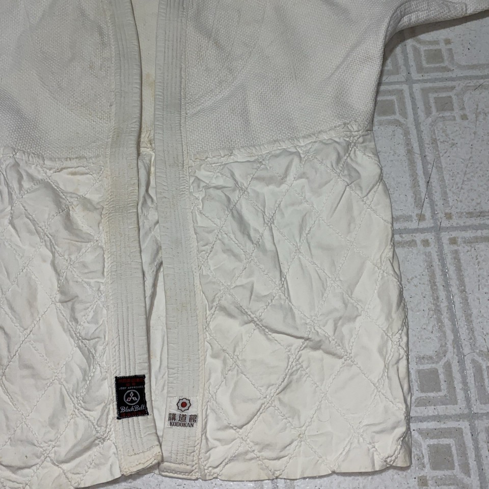 Vintage Kodokan Judo Gi Uniform JBBF Approved Adult Deluxe Black Belt Cotton | eBay