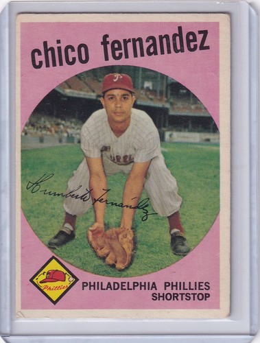 1959 Topps 452 Chico Fernandez - Philadelphia Phillies | eBay