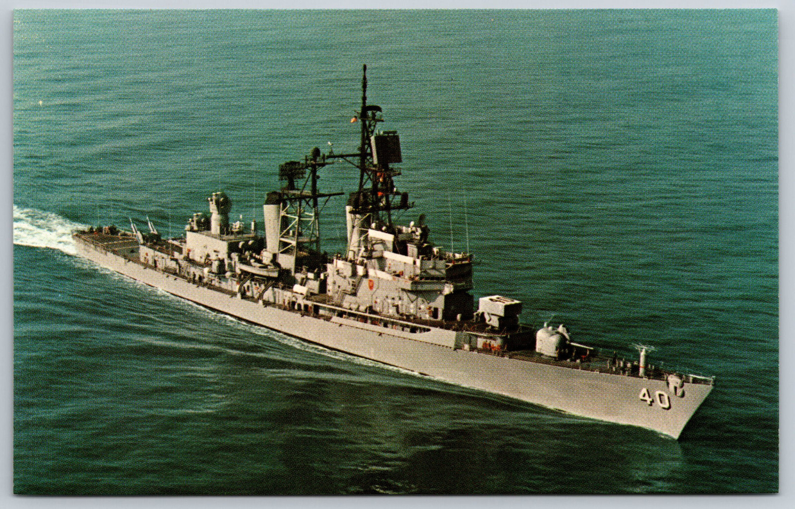 Postcard USS Coontz DDG-40 Guided Missile Destroyer US Navy Ship F15 | eBay