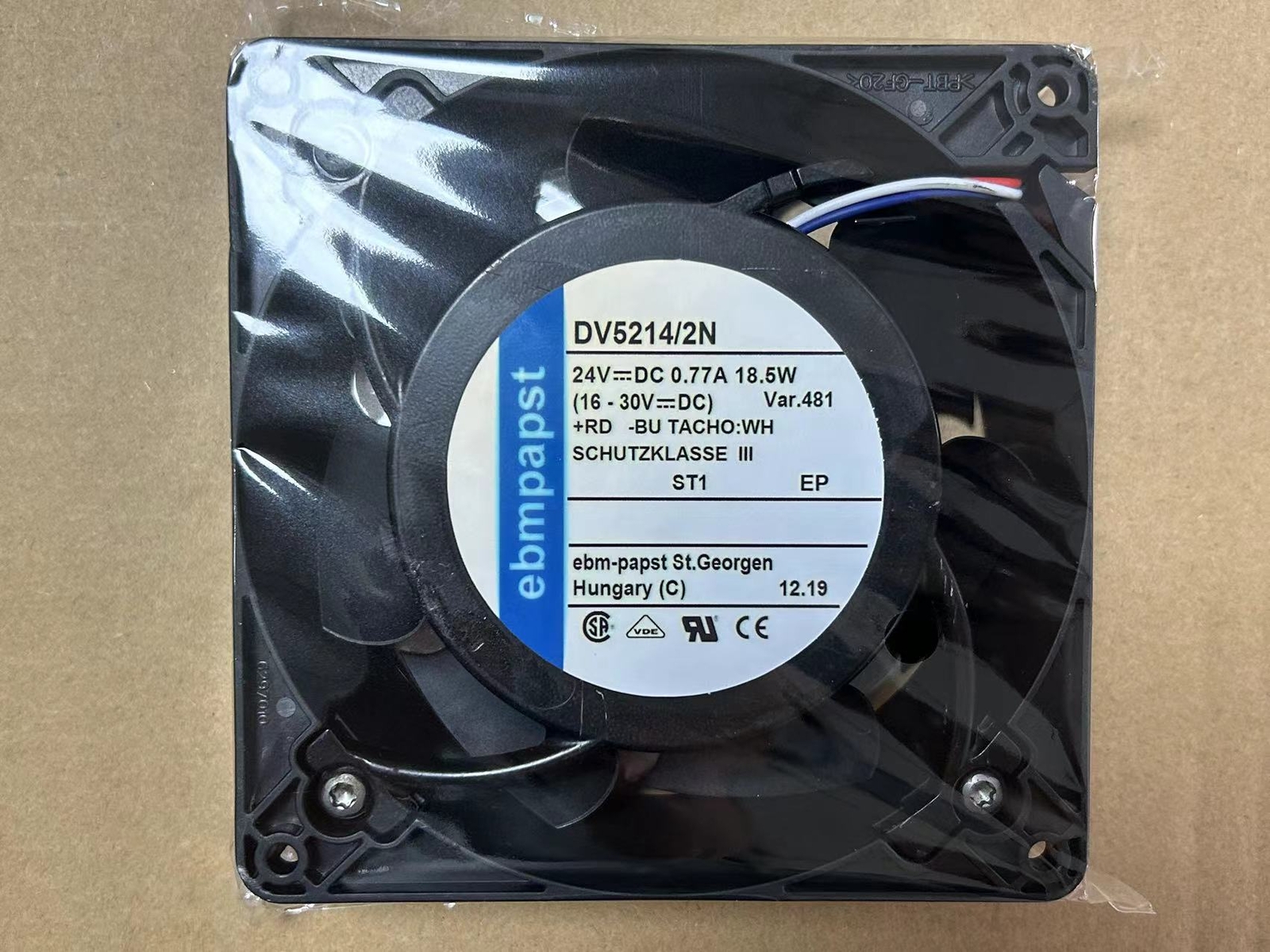 For DV5214/2N fan 24V DC 825mA 18.5W 127*127*38mm 3PIN | eBay