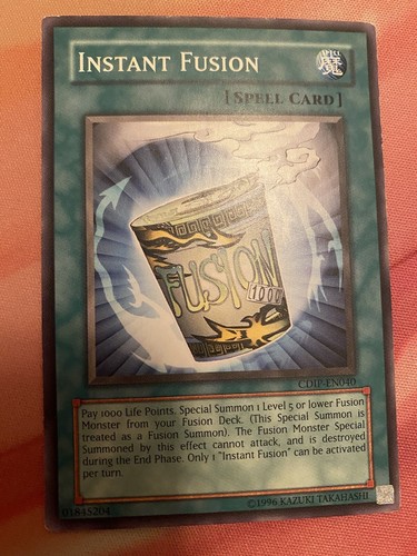 Yugioh! Instant Fusion - CDIP-EN040 - Common - Played, English | eBay