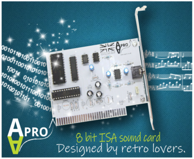 ASSEMBLED ADLIB COMPATIBLE 8 BIT ISA SOUND CARD FOR RETRO COMPUTERS ...