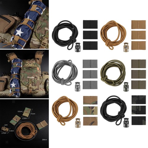Outdoor Elastic Fastener Molle System Accessories Attachment Hunting ...