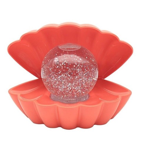 Glitter Lamp Coral Bedside Night Mood Light Sea Shell Clam LED Colour ...