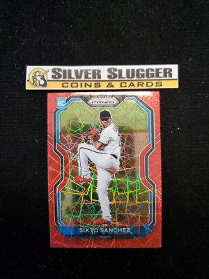 2021 Sixto Sanchez Prizm Red Velocity RC! Miami Marlins! | eBay