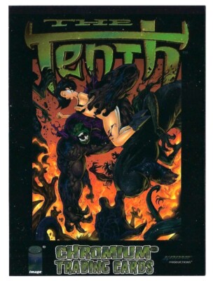 1997 Chromium Trading Cards The Tenth Foil Promo Card Sheet 5.5" x 4 ...