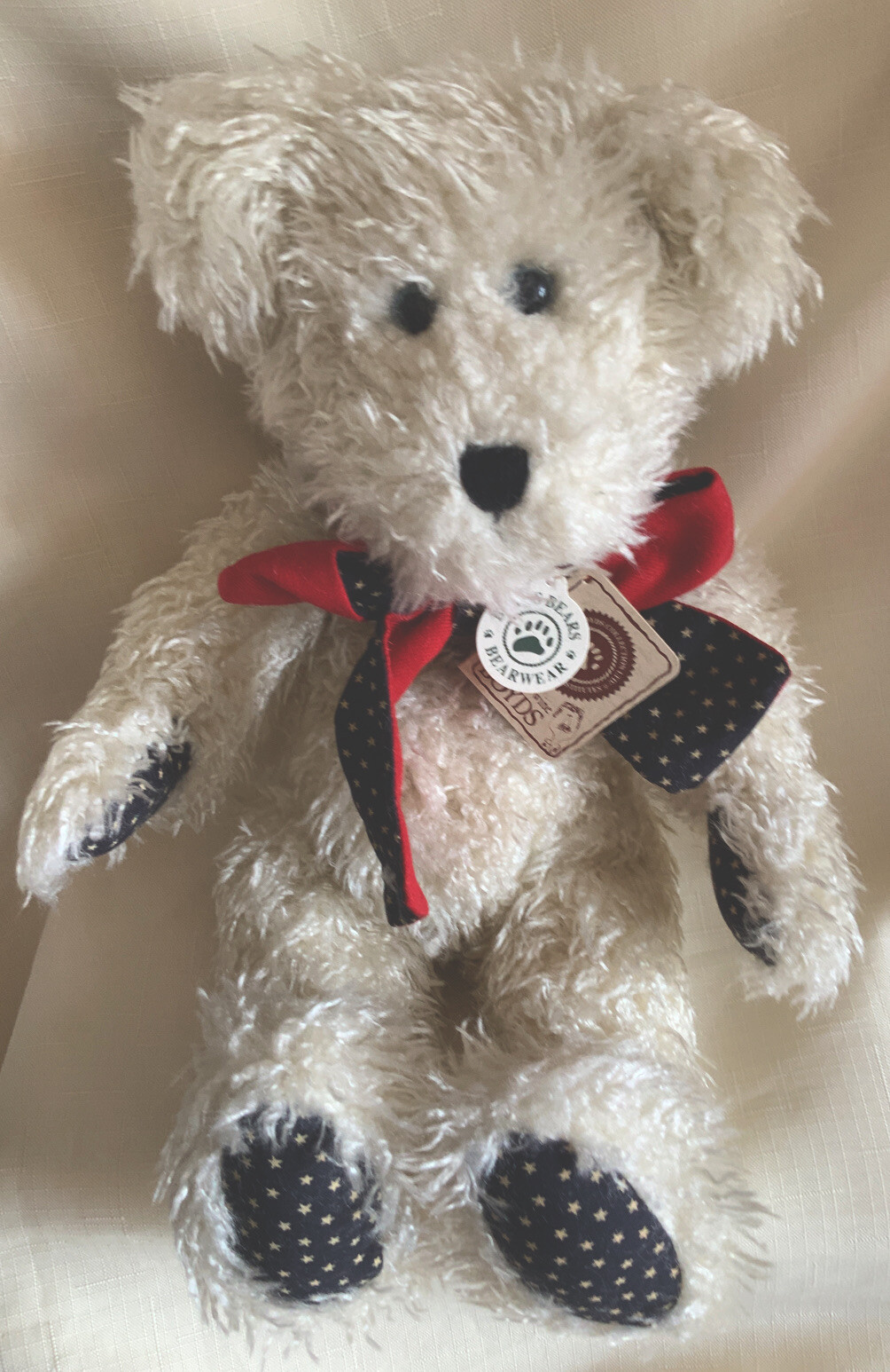 * NEW W/TAG * LARGE *Boyds Bears Uncle Sam w/ STARS *RED,WHITE, BLUE ...