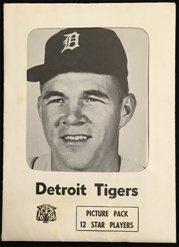 1968 Detroit Tigers Team Picture Pack 12 B/W Photo Set Kaline Mathews ...