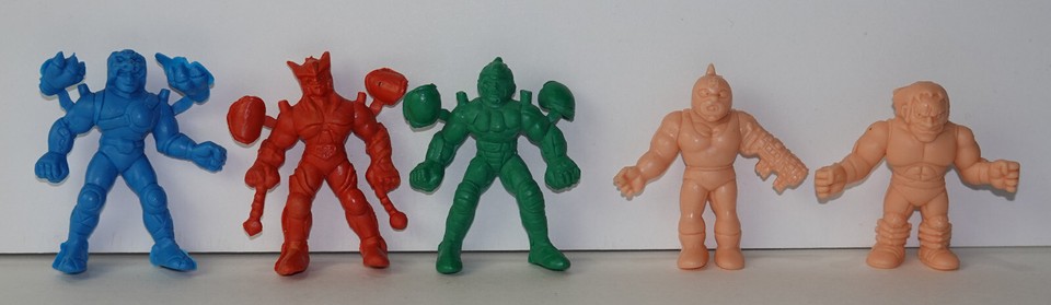 Kinnikuman Left Arm Key Buka 104 M.U.S.C.L.E Keshi Kinkeshi Eraser & 3 ...