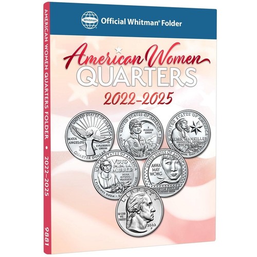 Whitman Folder American Women Quarter Coins Mini Album 2022-2025 4988 ...
