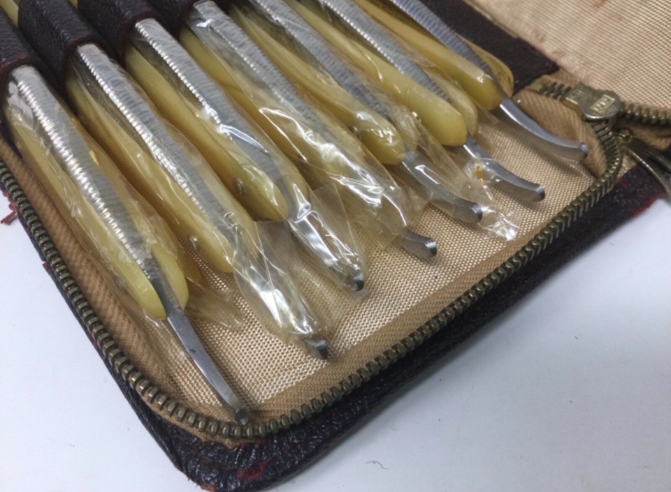 ED. WUSTHOF SOLINGEN DREIZACK STANDARD 5/8 STRAIGHT RAZOR 1933 7 DAY ...