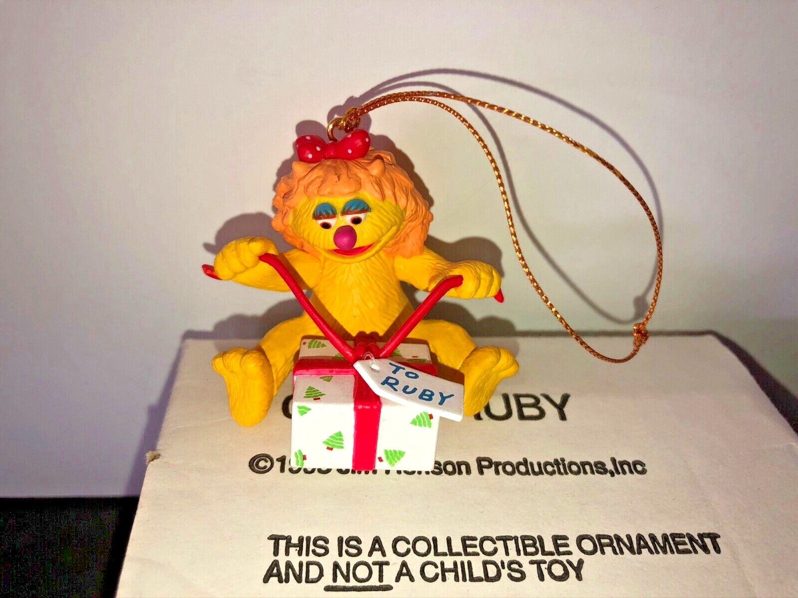 1993 DISNEY JIM HENSON’S SESAME STREET “RUBY”CHRISTMAS ORNAMENT #26232 ...