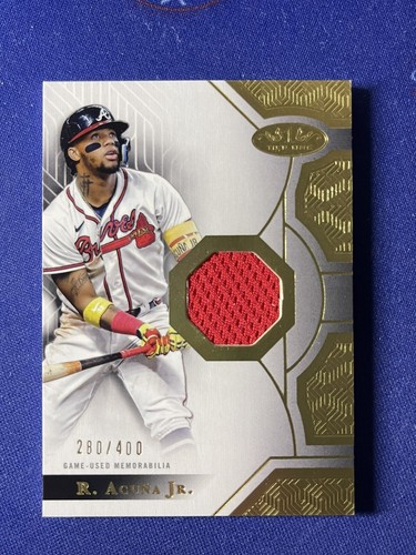 2023 Topps Tier One Relics /400 Ronald Acuna Jr Acuña Braves MVP | eBay