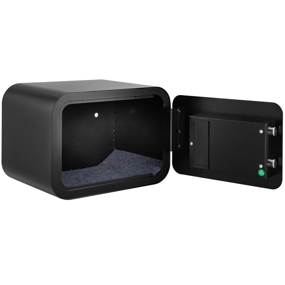 VEVOR Safe Box Lock Biometric 1 Cubic Feet Cash Box Key Home Office ...