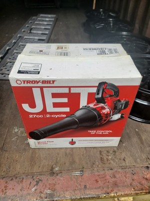 TROY BUILT JET BLOWER 650 CFM 27cc 2 Cycle Gas Leaf Blower TB2MB | eBay