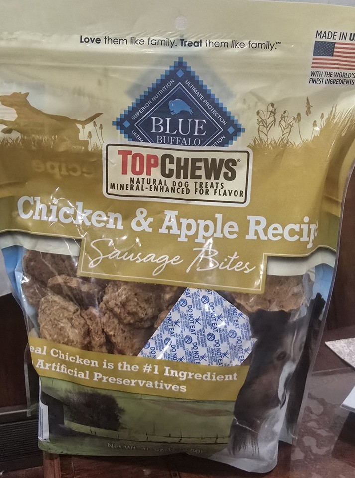 Top Chews Chicken & Apple Recipe 100% Natural Dog Treats, 40 Ounce | eBay