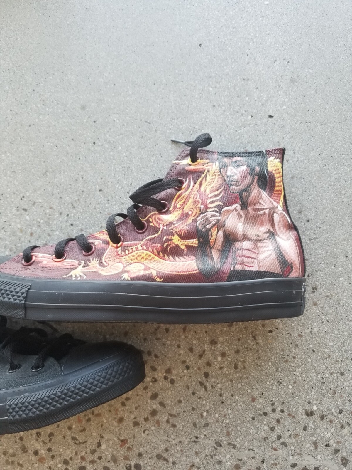 Custom Converse Shoes (Bruce Lee + Kill Bill) Size 12 | eBay