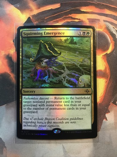 MTG Squirming Emergence FOIL Lost Caverns of Ixalan LCI 0241 NM | eBay