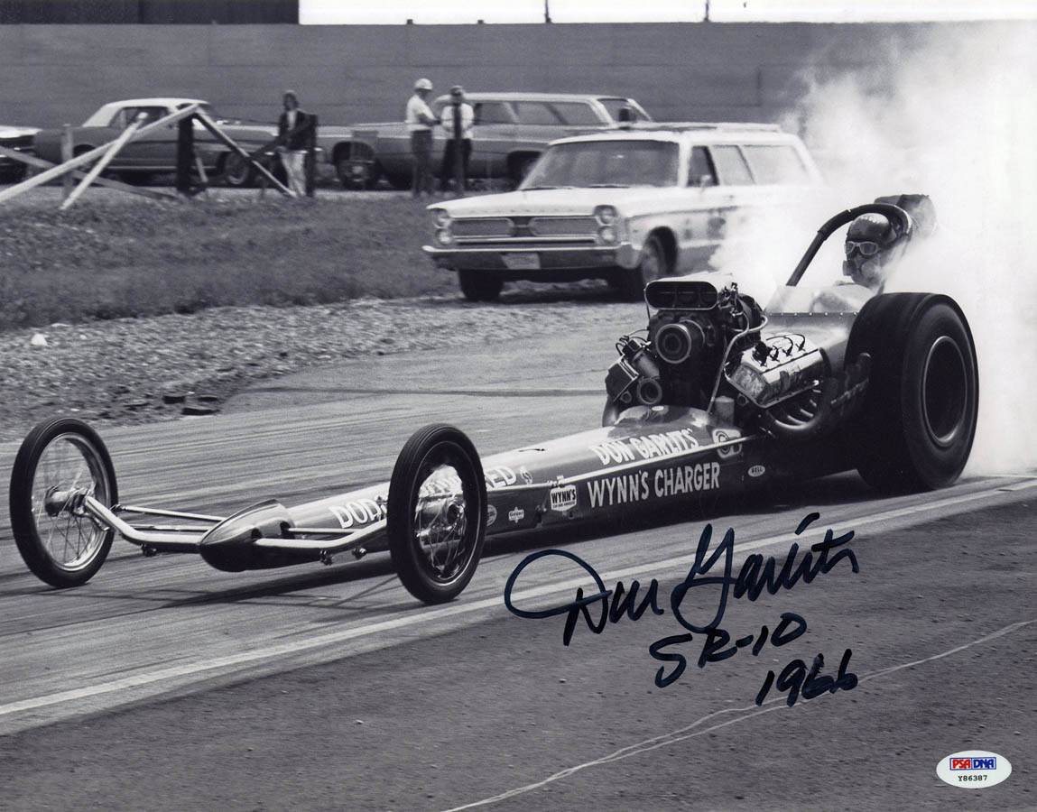 Don Garlits SIGNED 11x14 Photo Big Daddy Swamp Rat 1966 PSA/DNA NHRA ...