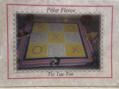 Polar Fleece Tic TAC Toe Quilt Pattern. Sue Bryant Doozie Designs. Free Postage | eBay