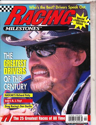 RACING MILESTONES MAGAZINE-----RICHARD PETTY----FEBRUARY 2000 | eBay