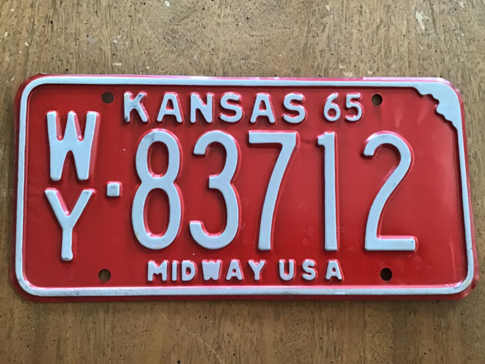 1965 Kansas License Plate Tag | eBay