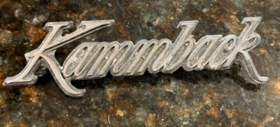 VTG Chevrolet Kamback Trunk Emblem Vntage 1970s #9895757 CHEVROLET VEGA ...