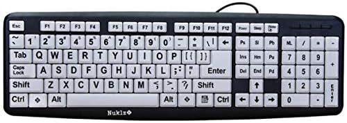 Large Print Computer Keyboard | Visually Impaired Keyboard | High ...