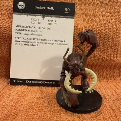 D&D - UMBER HULK #78/80 (RARE FIGURE FROM THE "ORIGINAL HARBINGER ...