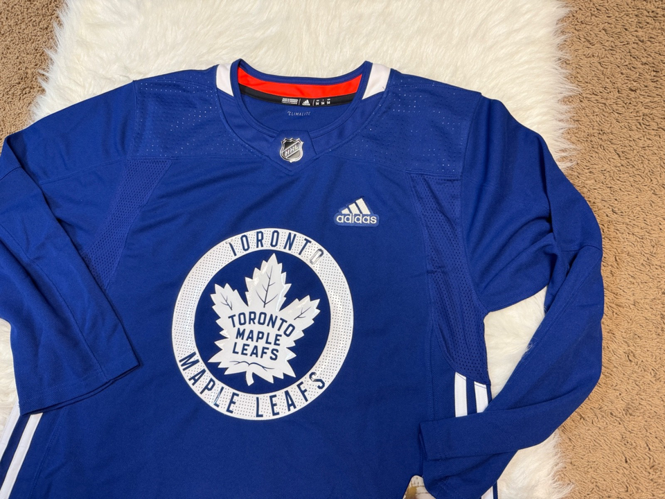 Toronto Maple Leafs Blue Adidas Authentic On Ice Men's Size 54 Practice ...