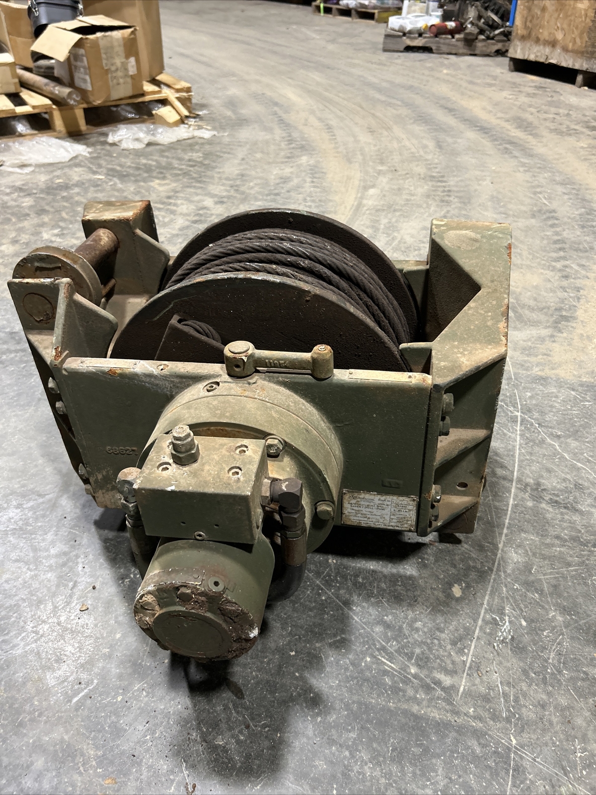 dp Winch Model 51955, 15,000# FMTV LMTV M1078 Works Great! W/ Solenoid ...
