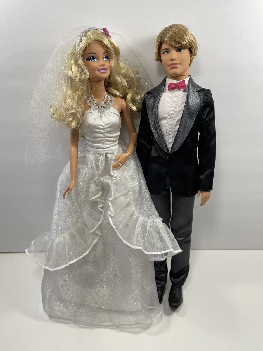 Bride And Groom Barbie Dolls