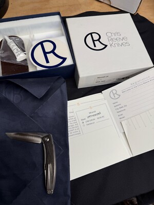 Chris Reeves Knives Mnandi- Bog Oak LNIB | eBay