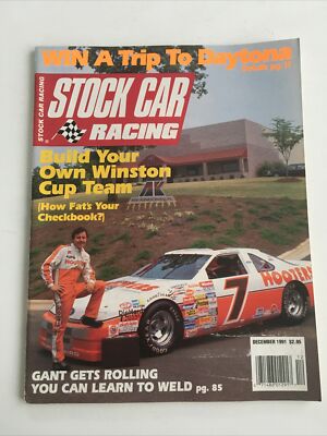 Vintage Stock Car Racing Magazine December 1991 IMCA Wood Brothers | eBay